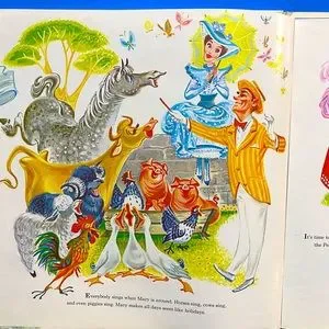 Disney | Media | Walt Disneys Mary Poppins Story Disneyland Book Vtg ...